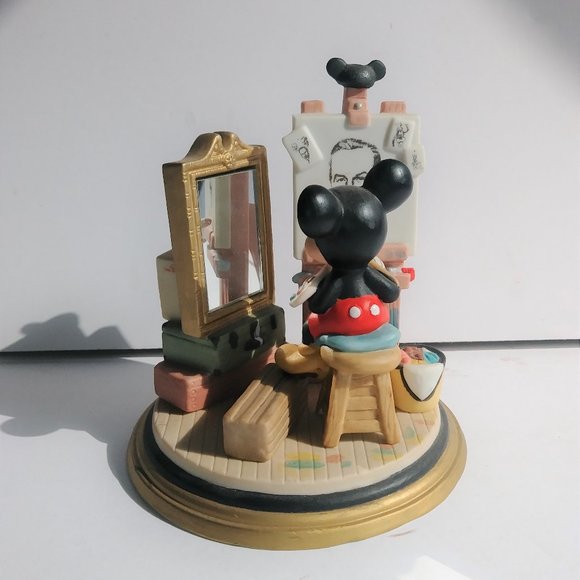 Disney | Accents | Disney Mickey Mouse Self Portrait Painting Walt ...